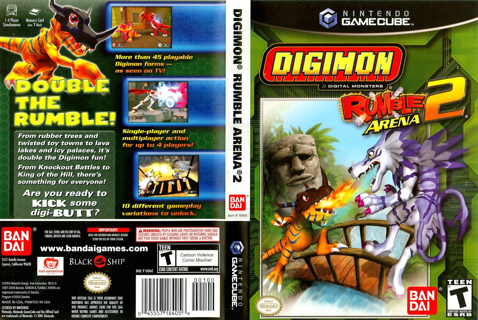Download Game PS2 : Digimon Rumble Arena 2 ~ Riddle 4 Shared
