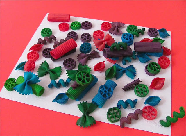 The Chocolate Muffin Tree: Pasta Collages