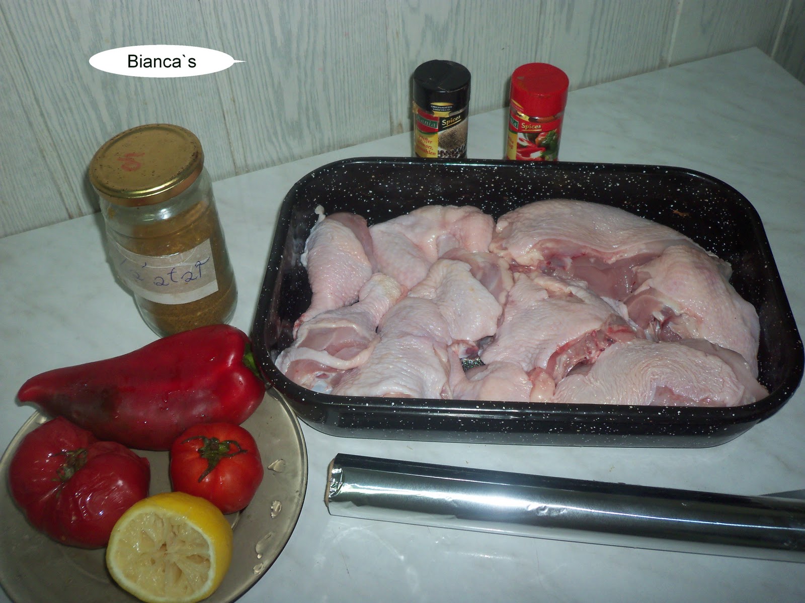 Friptura de porc si de pui la cuptor ~ Bucataria din casa mea.