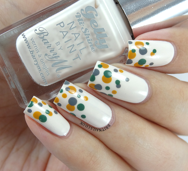 Dotty For Retro Nail Art Tutorial For Barry M | Brit Nails