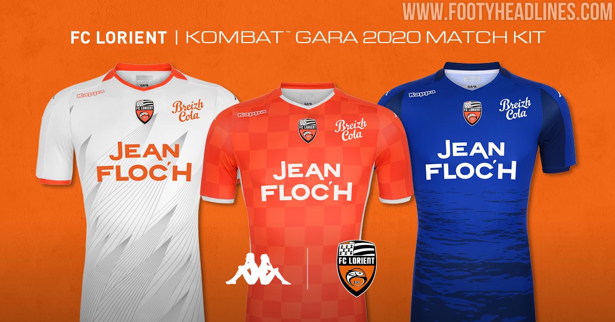 Lorient 19-20 Home, Away & Third Kits Released - Footy Headlines