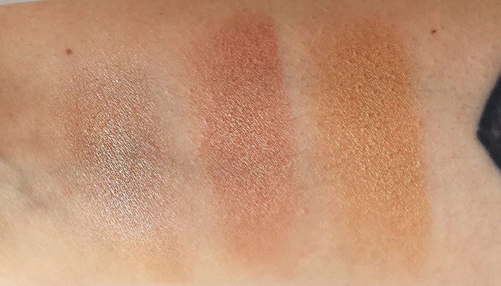 scappycake: Models Prefer Radiance Illuminating Palette swatches!