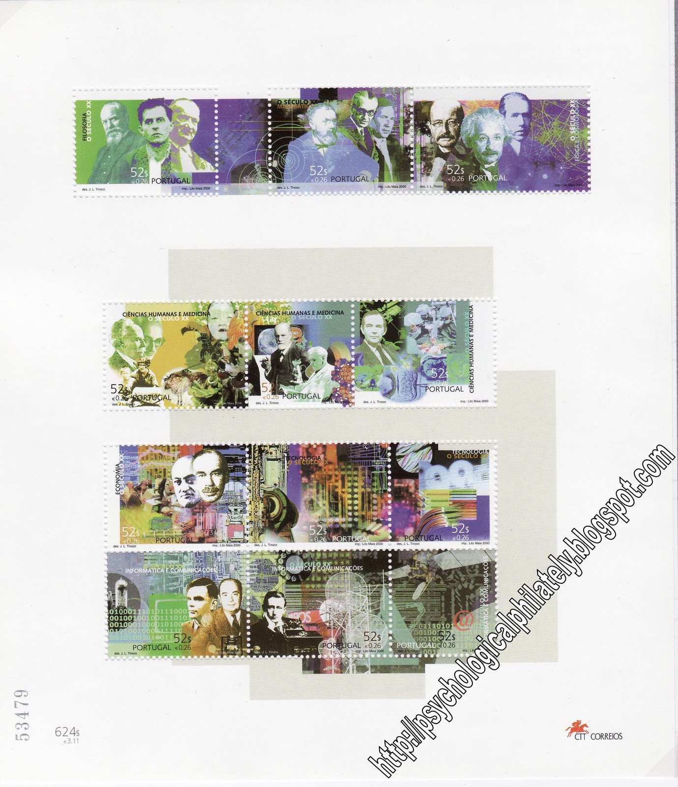 Psychological Philately: Freud (stamp from Portugal)