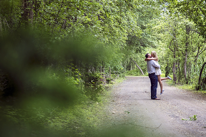 borophotography: Kelly and Brian, Endicott Park Engagement