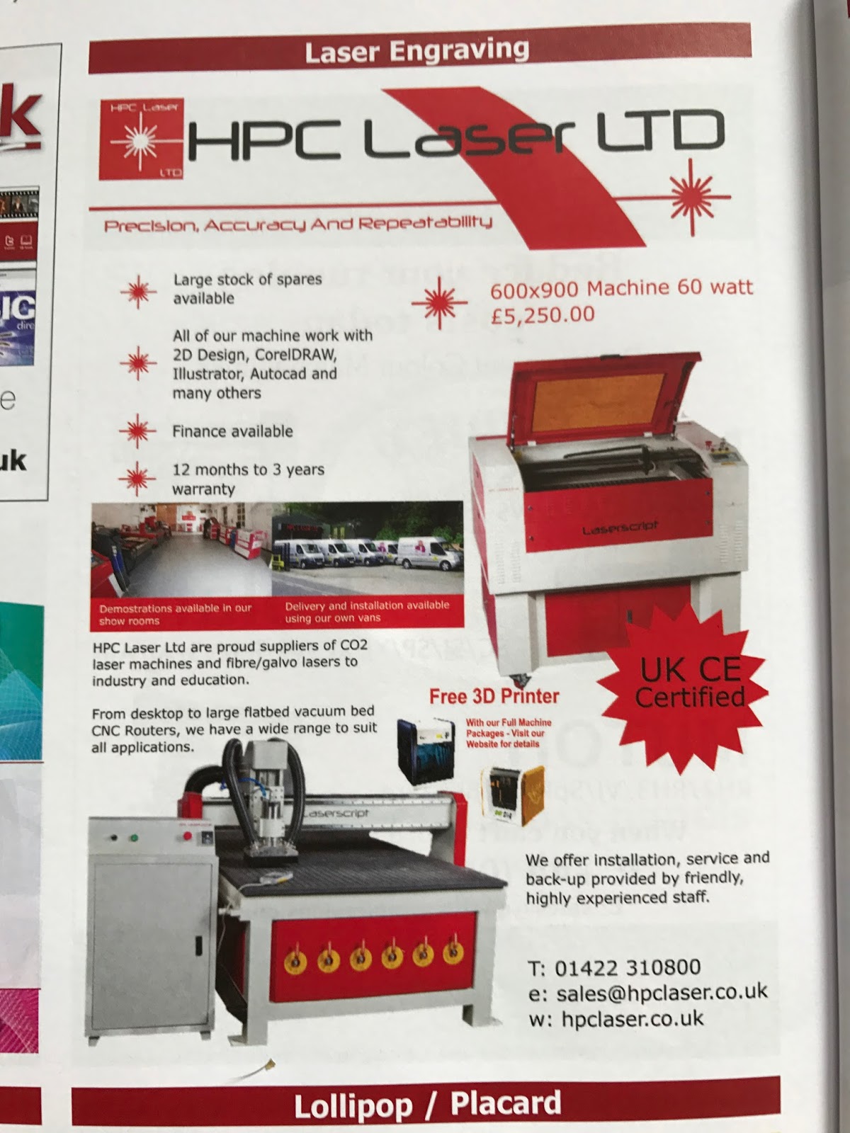 HPC Laser Ltd (Laserscript): June 2017