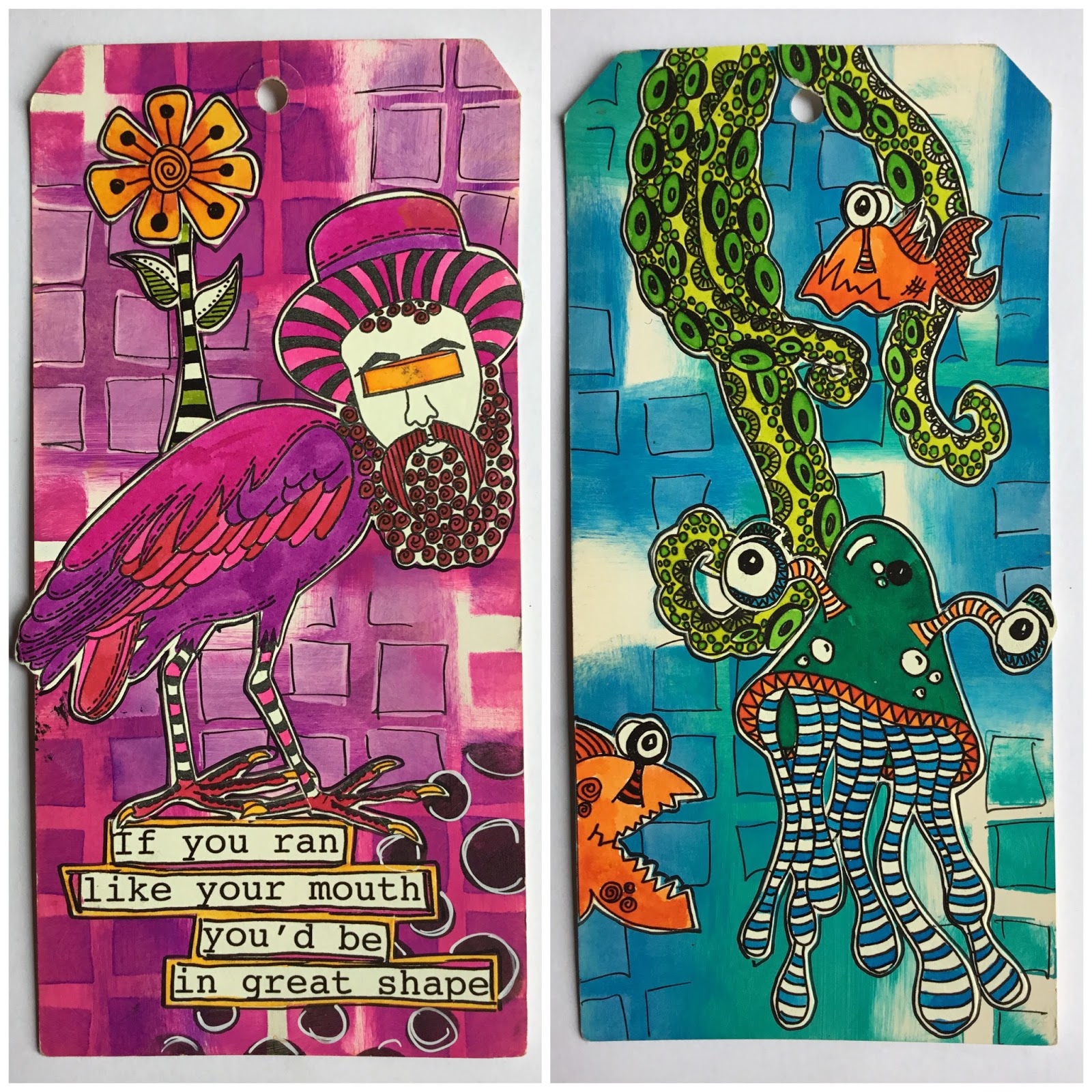 Dylan's Blog: New Dylusions Stamp Samples