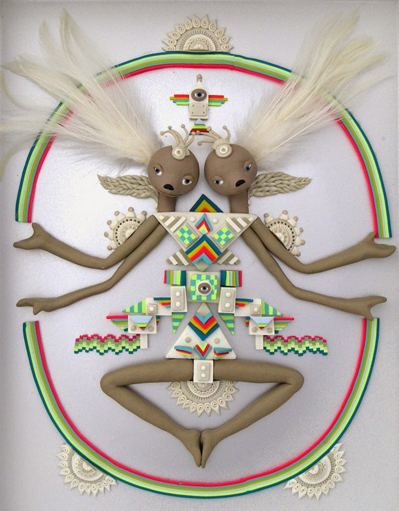 Trippy Clay Sculptures by Meredith Dittmar