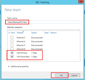 Techies Sphere: How to create NIC Team in Windows Server 2012 R2