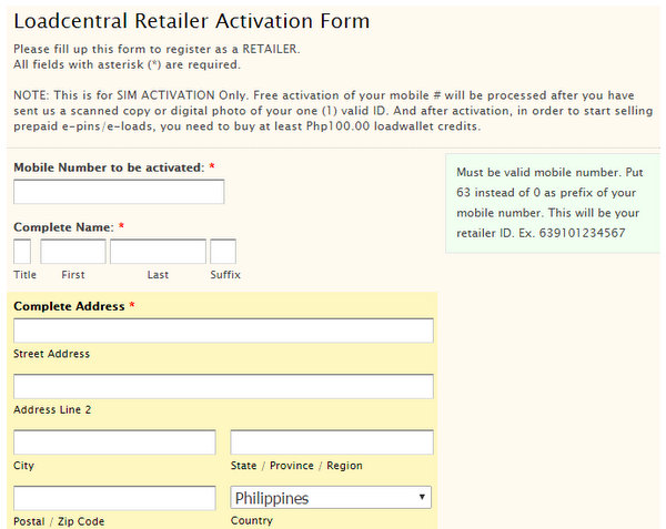 How to Register as Loadcentral Retailer