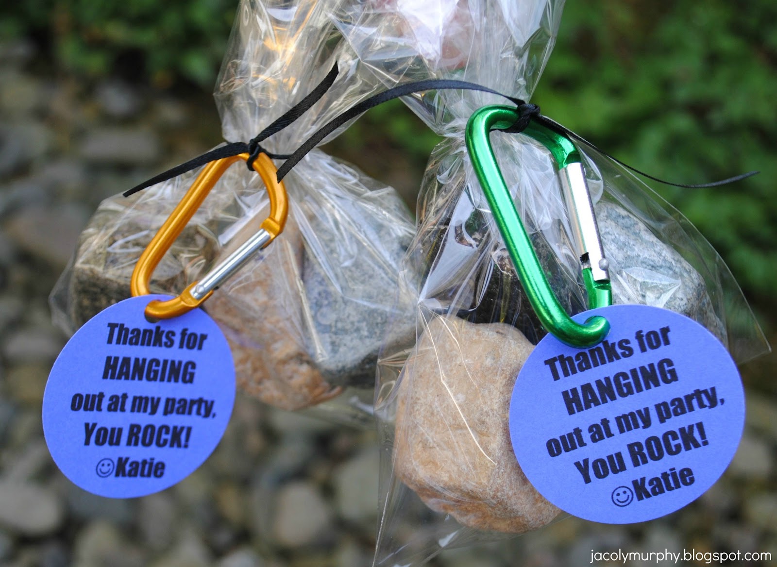 Jac O Lyn Murphy Boulder Party Favors