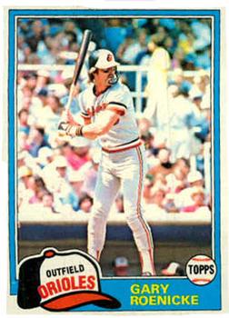 Baseball Cards Come to Life!: 1981 Topps Gary Roenicke