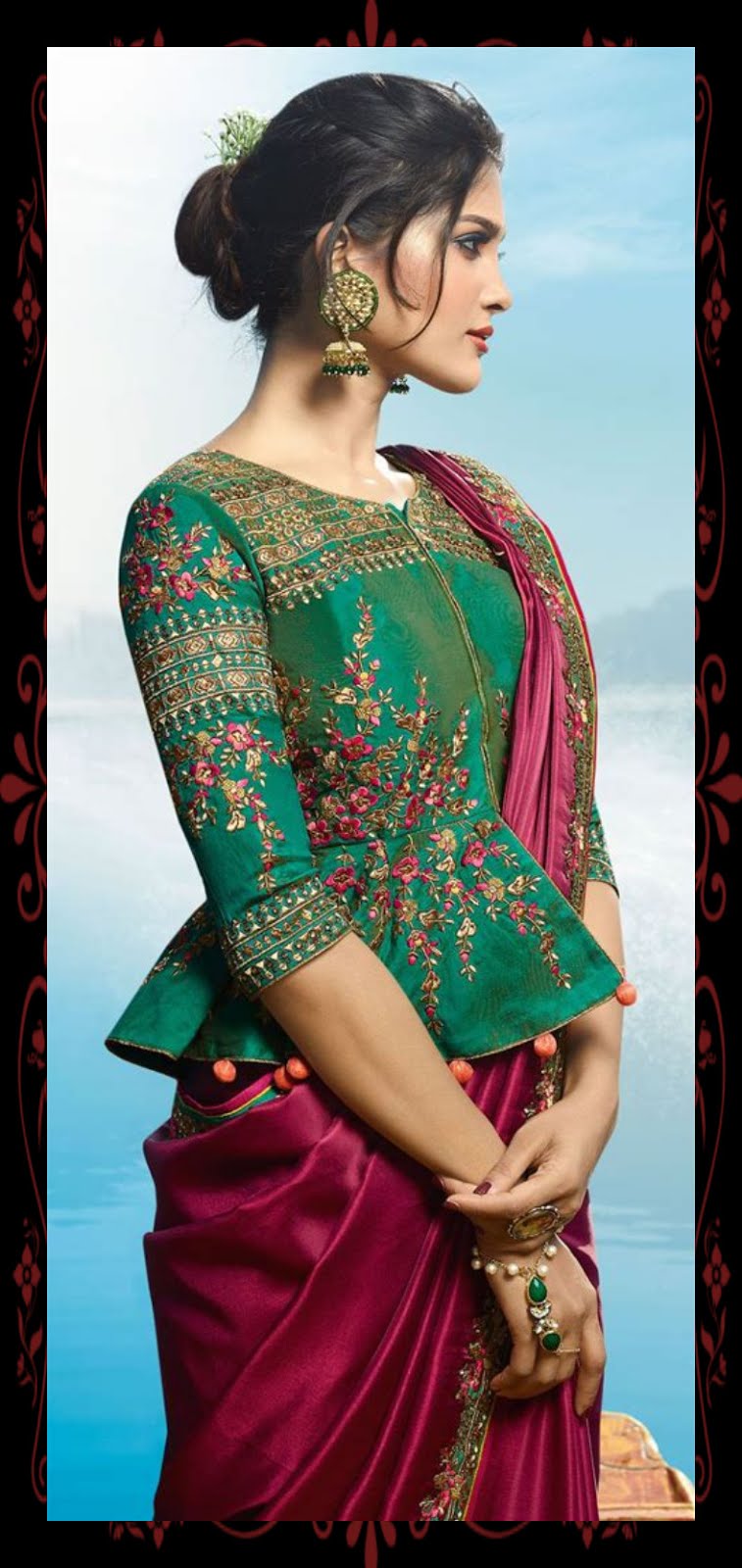 Cute saree from Bihar ~ Saree designs blog