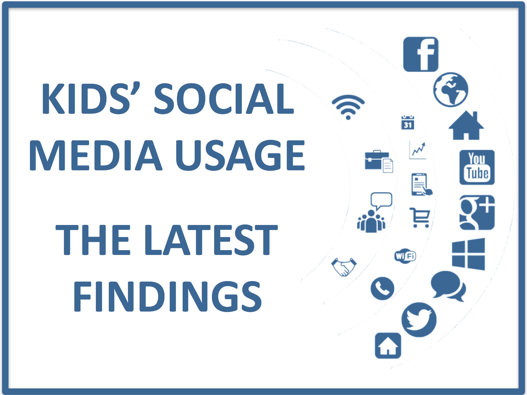 Kids' Social Media Usage...The Latest Findings ~ RELEVANT CHILDREN'S ...