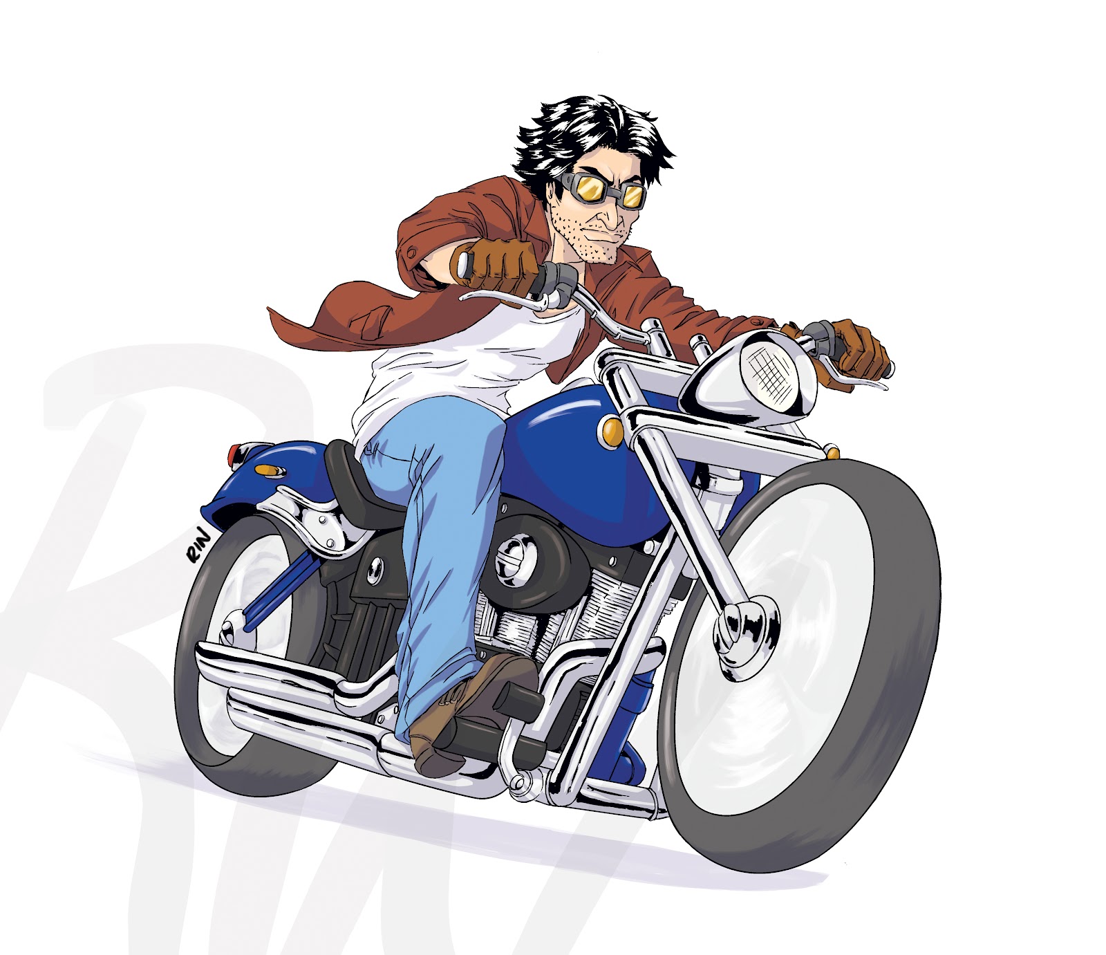 Cartoon Design: Ride Man, Ride