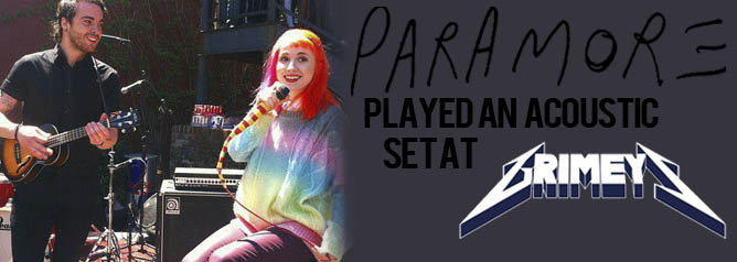 Paramore played an acoustic set at Grimey's | The Paramore Fans