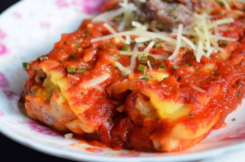 For the Love of Dessert: Italian Sausage Manicotti