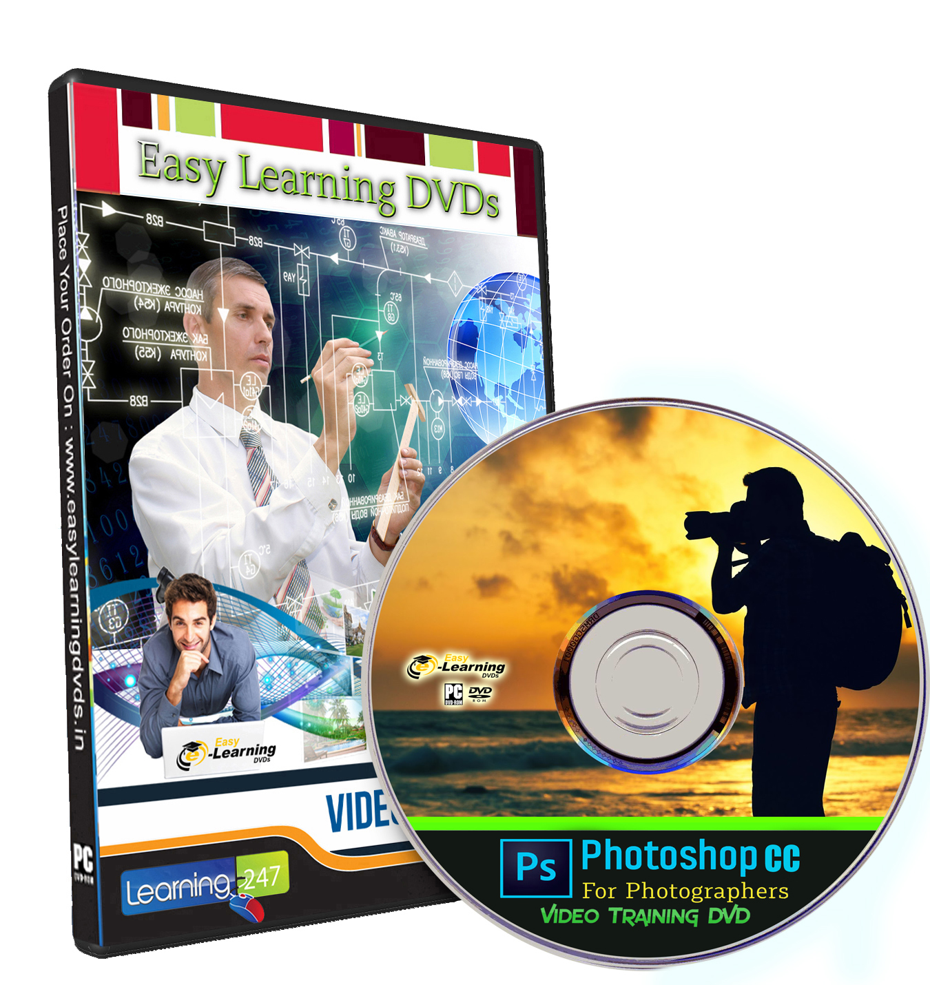 Easy Learning DVDs: Adobe Photoshop CC For Photographers Video training ...