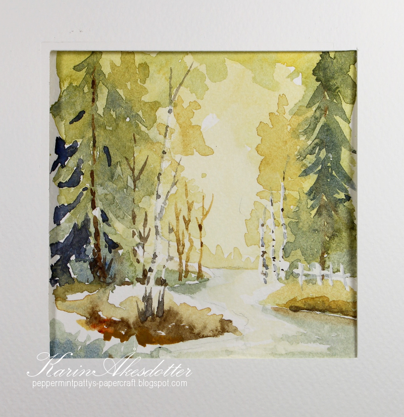 Peppermint Patty's Papercraft: Sunday Watercolors on a Monday