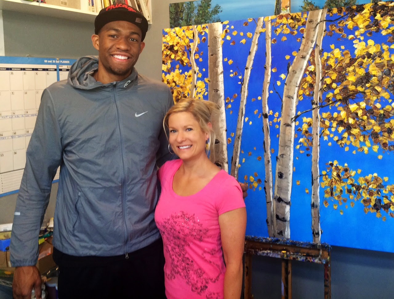 Aspen Paintings by Contemporary Aspen Artist Jennifer Vranes, Birch ...