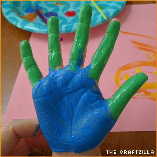 The Craftzilla: Pokemon Handprint Painting for Toddlers