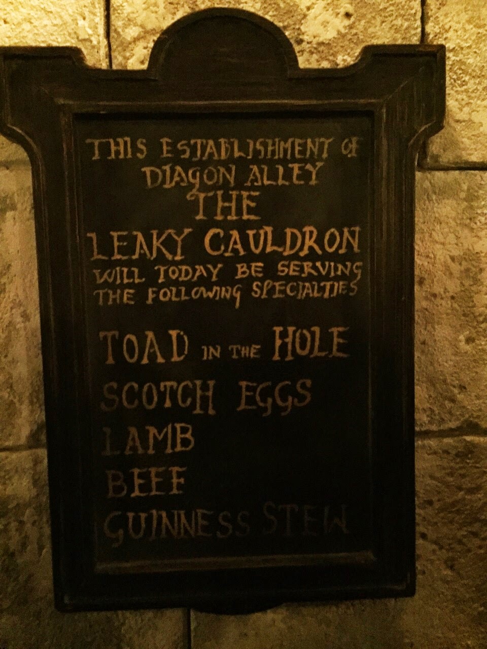 Sara Writes: The Leaky Cauldron