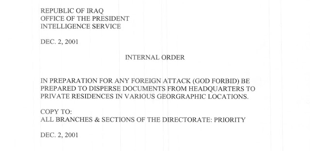 Document Exploitation: A Document Evacuation Order from Saddam's Iraq