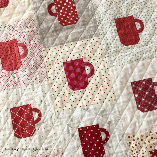 crazy mom quilts: need more coffee-a completed quilt