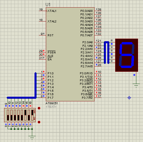 8051 Microcontroller: HOW TO USE BUS IN PROTEUS