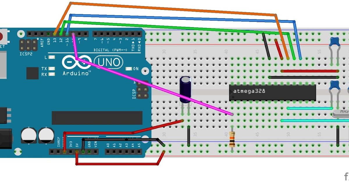 Mis Proyectos Electronico: Como grabar un Atmega 328 con arduino y ...