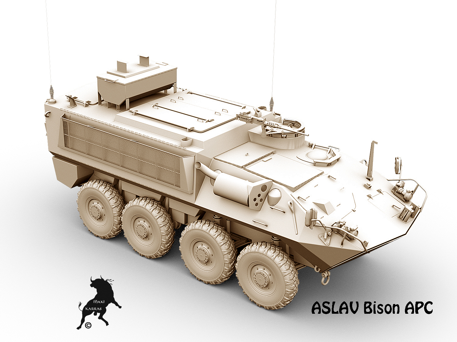 Modelos 3D: ASLAV Bison APC