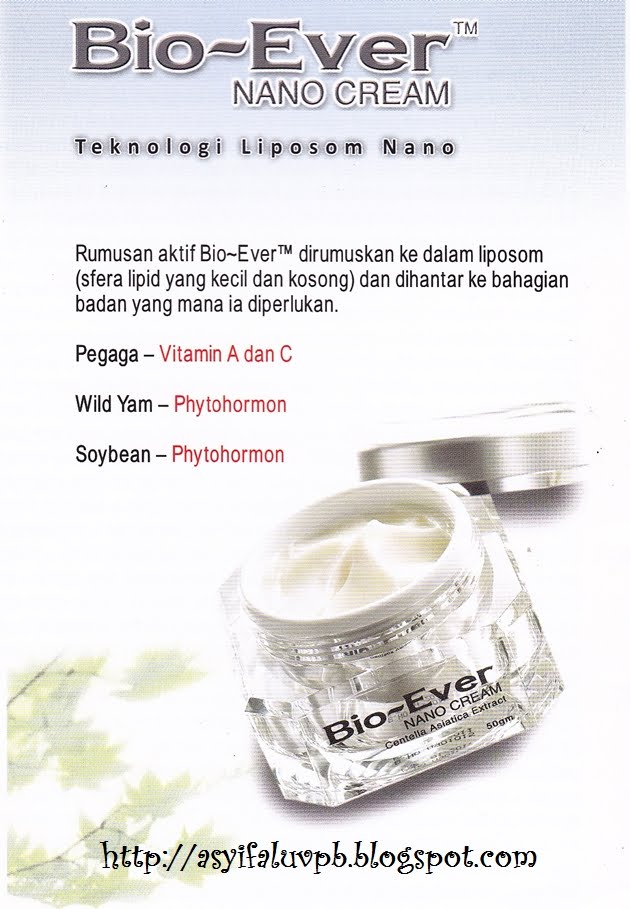 PREMIUM BEAUTIFUL: BIO~EVER NANO CREAM