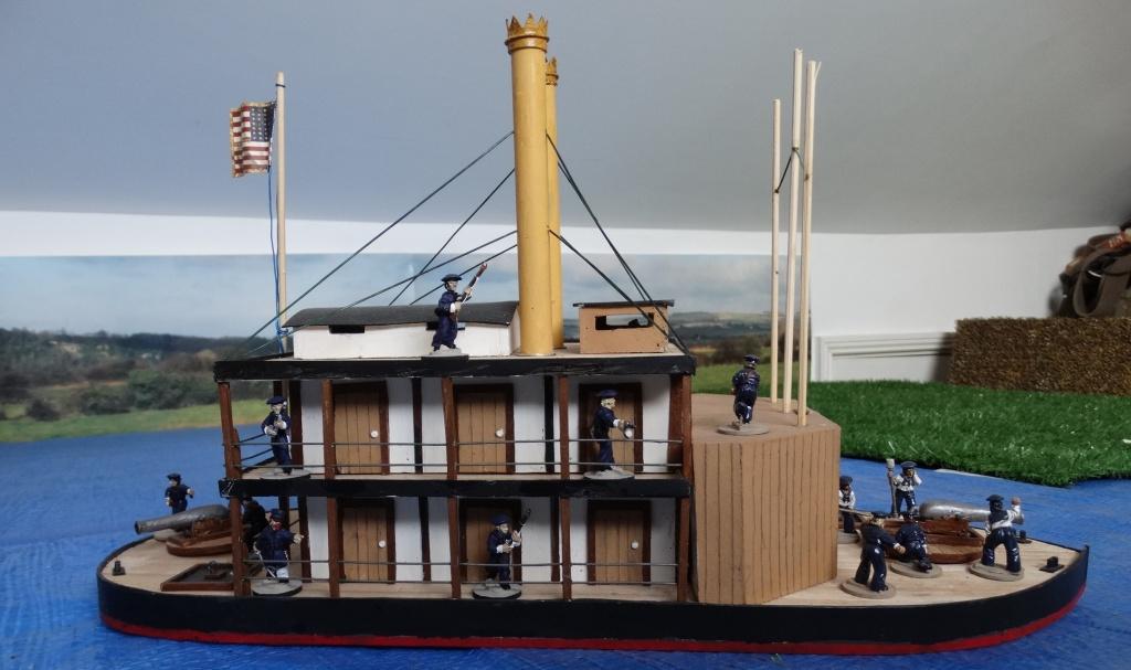 All things Jacklex: Jack's 28mm ACW gunboat