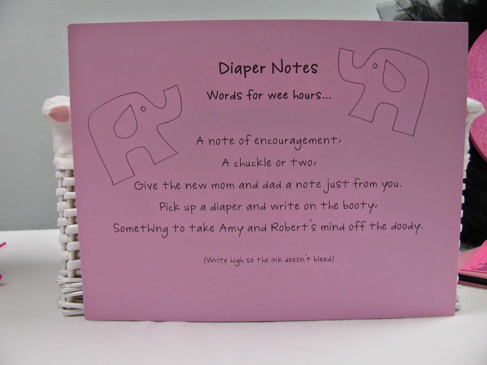 Miranda's Great Finds: Amy's Pink Elephant Baby Shower