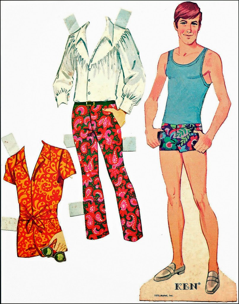 Paper dolls--Barbie and friends