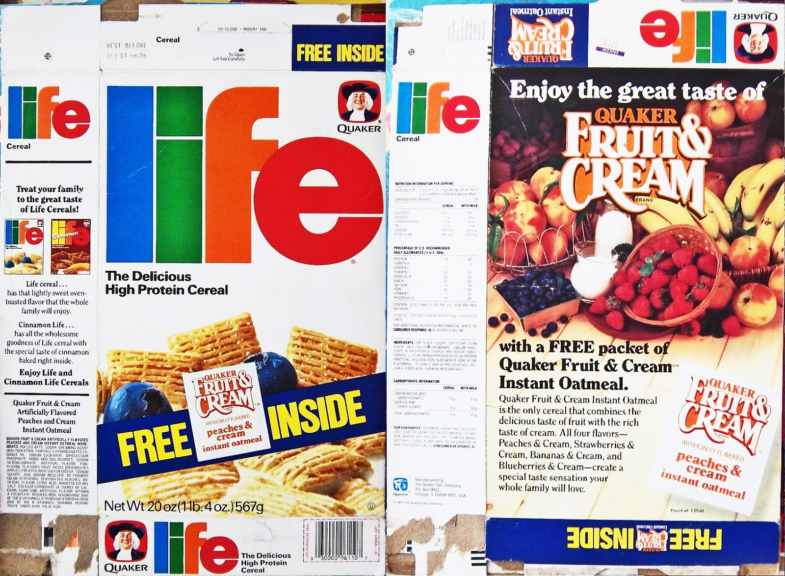 Cereal Box Price Guide Cereal Box Collecting by Pez Outlaw: Quaker ...
