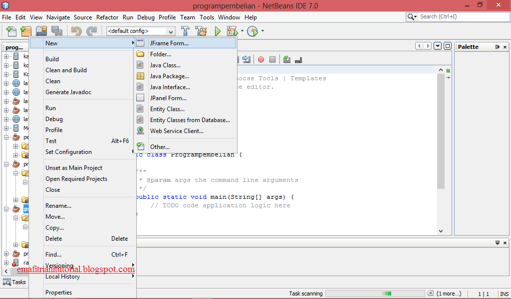 Tutorial Membuat Program menggunakan NetBeans IDE 7.0: Tutorial Membuat ...