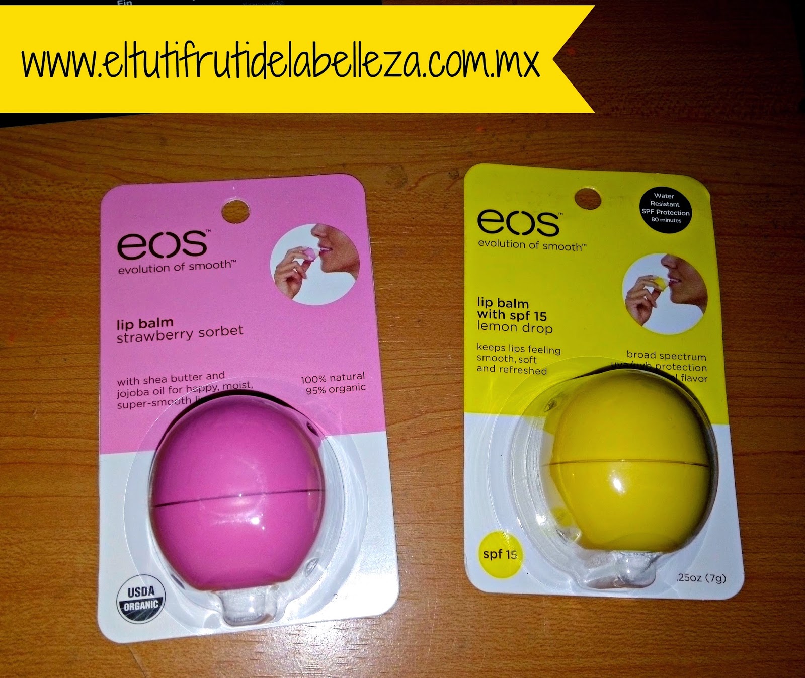 El tuti-fruti de la belleza : [eos] bálsamos labiales de la marca eos ...