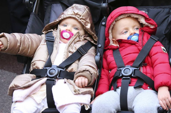 Princely Family of Monaco take part in a 'march for climate'