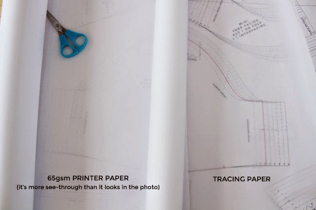 Tilly and the Buttons: Tips for Tracing Sewing Patterns