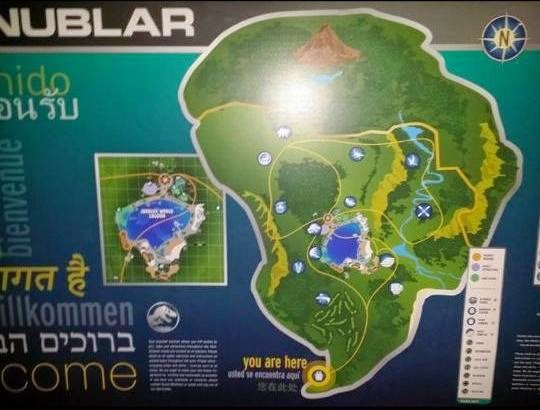Jurassic World park maps offer a glimpse of the film!