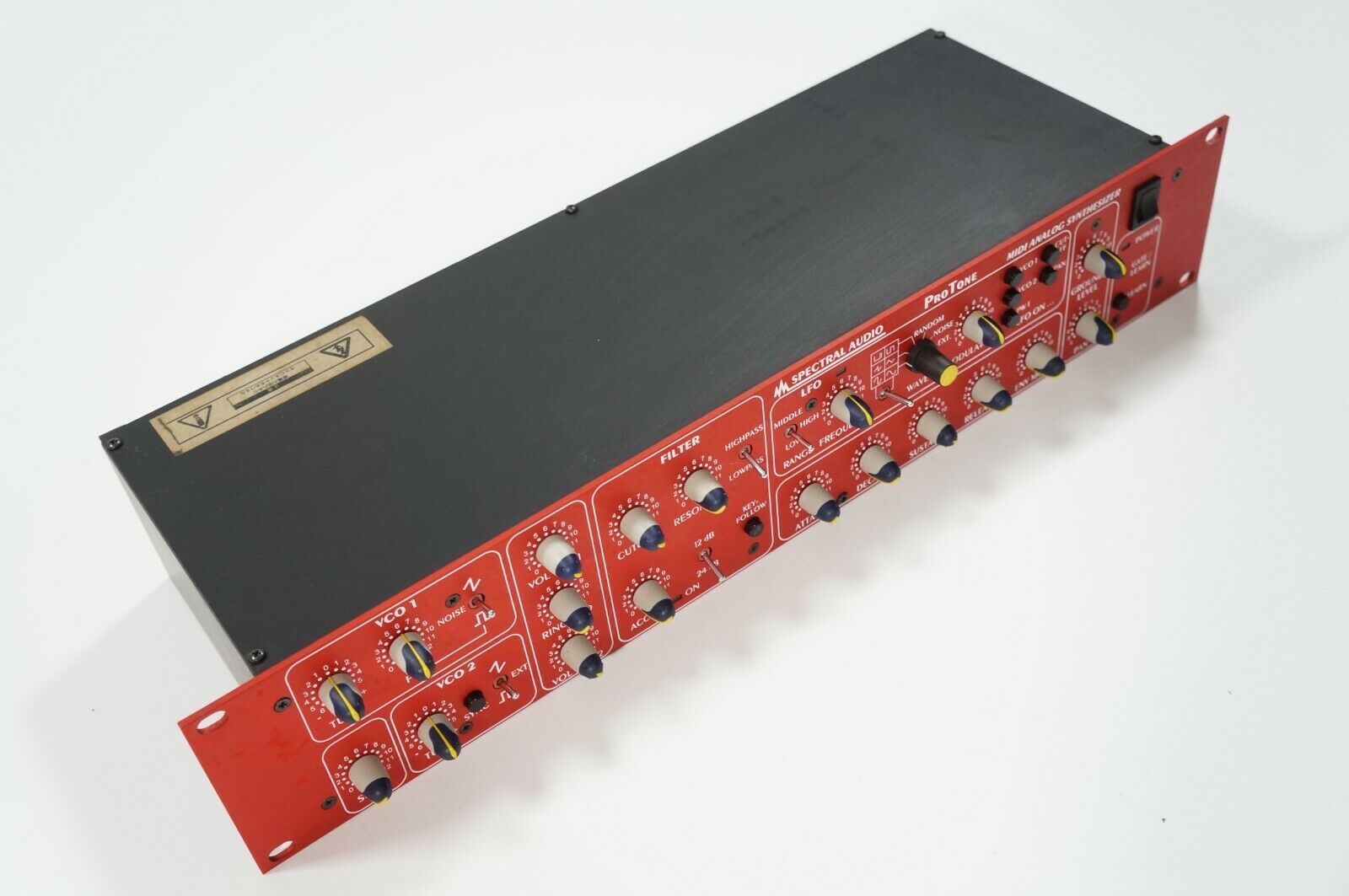 MATRIXSYNTH: SPECTRAL AUDIO ProTone Analog Synthesizer SN 960196