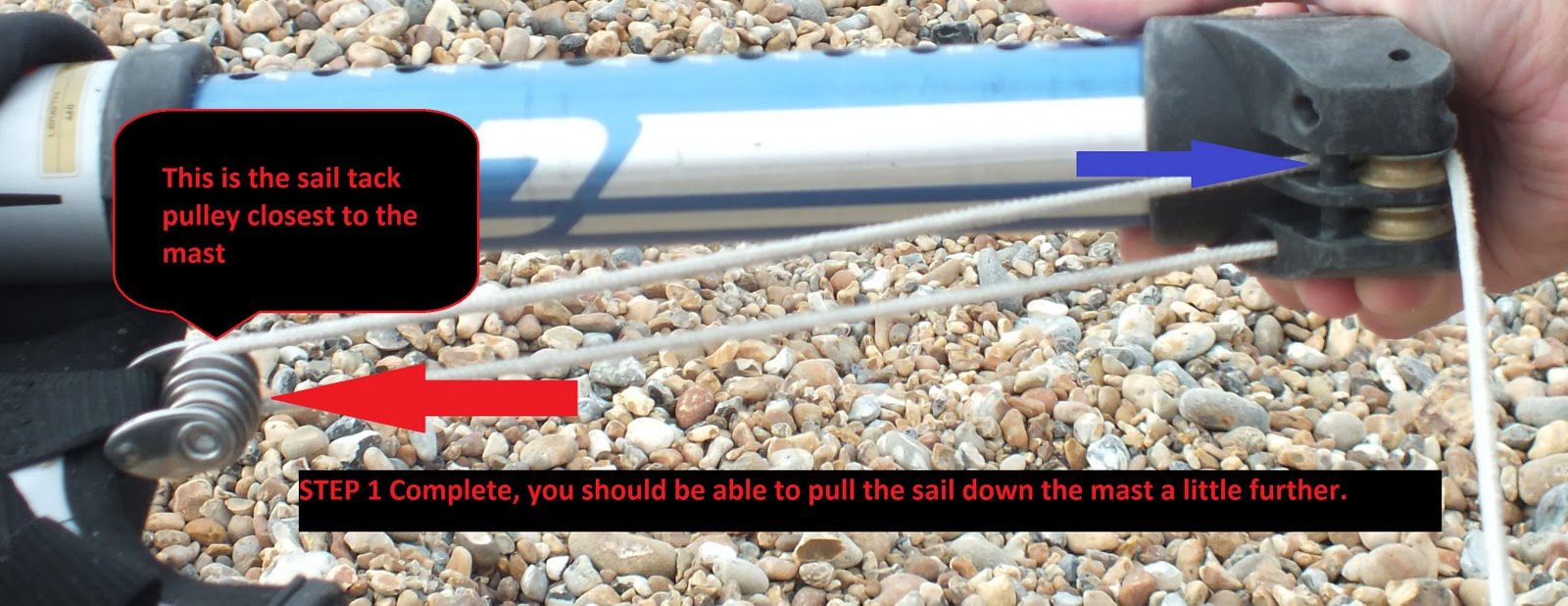 SpeedSurfing News: Threading the Downhaul