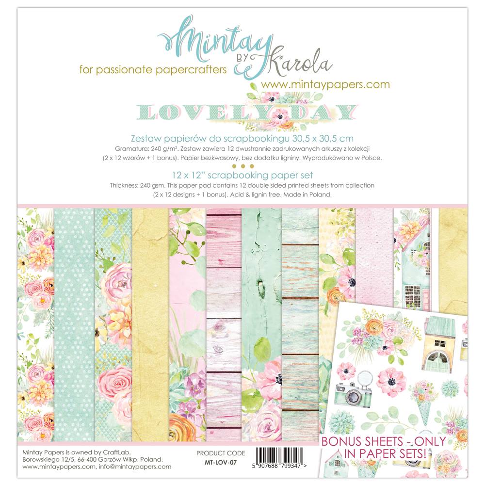 Scrap arte e inspiração: Novas Coleções Mintay Papers