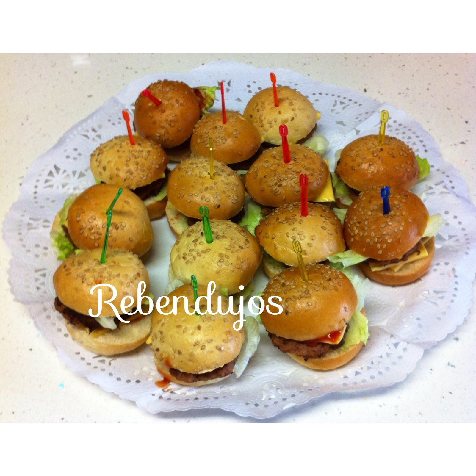 Mini hamburguesas de ternera