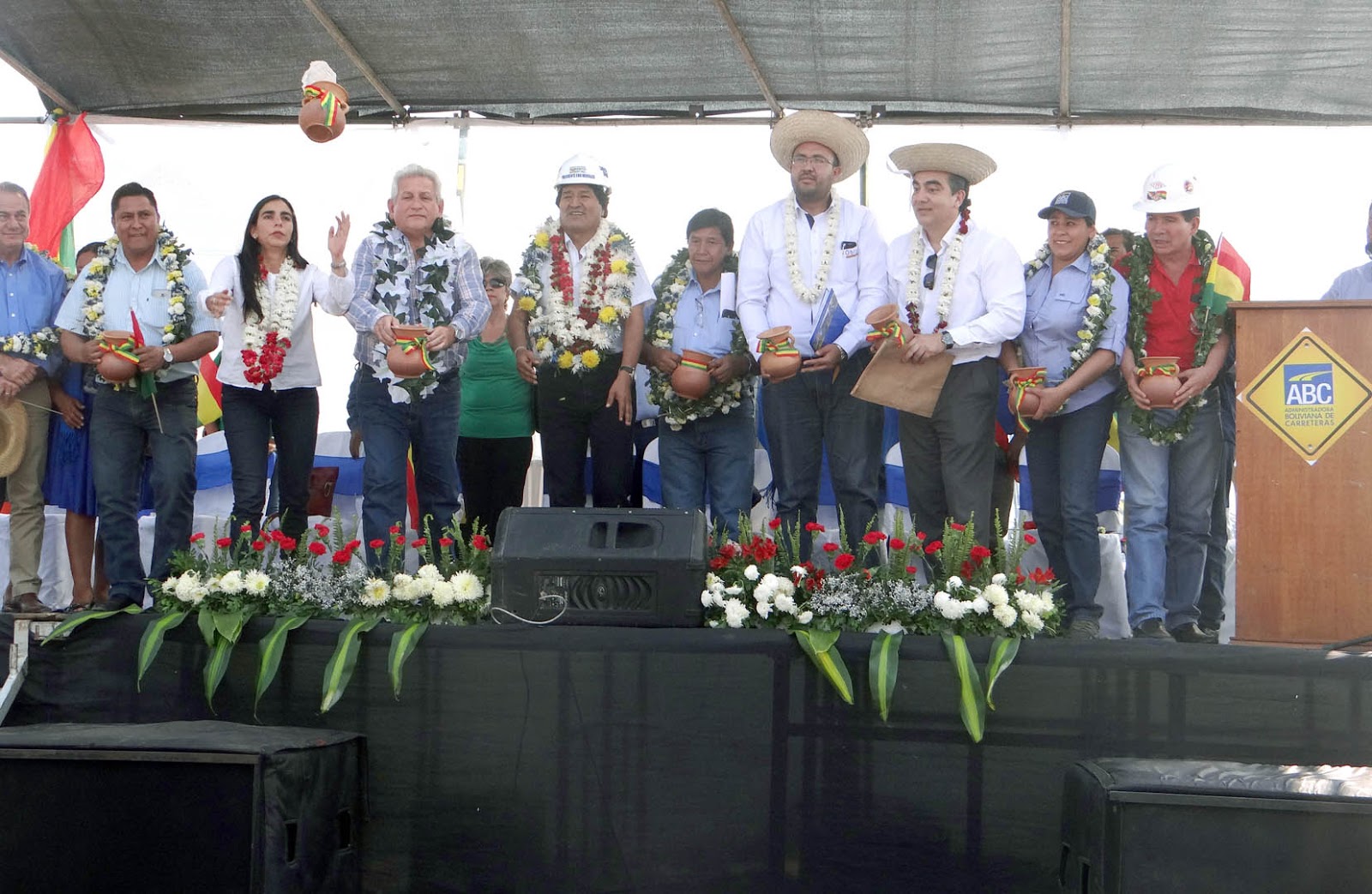 MINERO NOTICIA: PRESIDENTE MORALES INAUGURÓ LA CARRETERA MINERO – CHANÉ ...