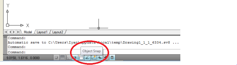Cara Menggunakan Objek Snap Pada AutoCAD
