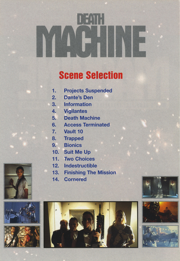 Movie Memorabilia Emporium: Death Machine UK DVD Cover デスマシーン
