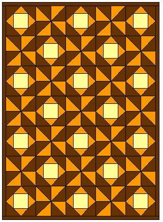 'Round the Blocks: BOW #45 Square in a Square