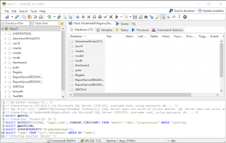 Hodentek: HeidiSQL is a very useful Open Source client to SQL Server