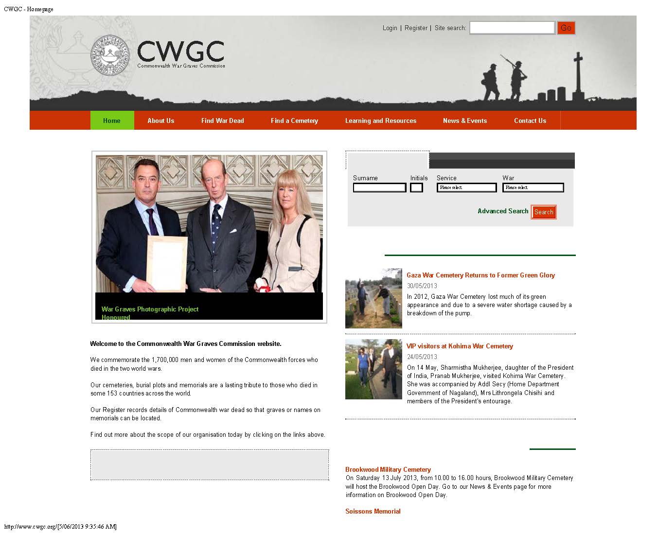 Website Wednesday - Commonwealth War Graves Commission